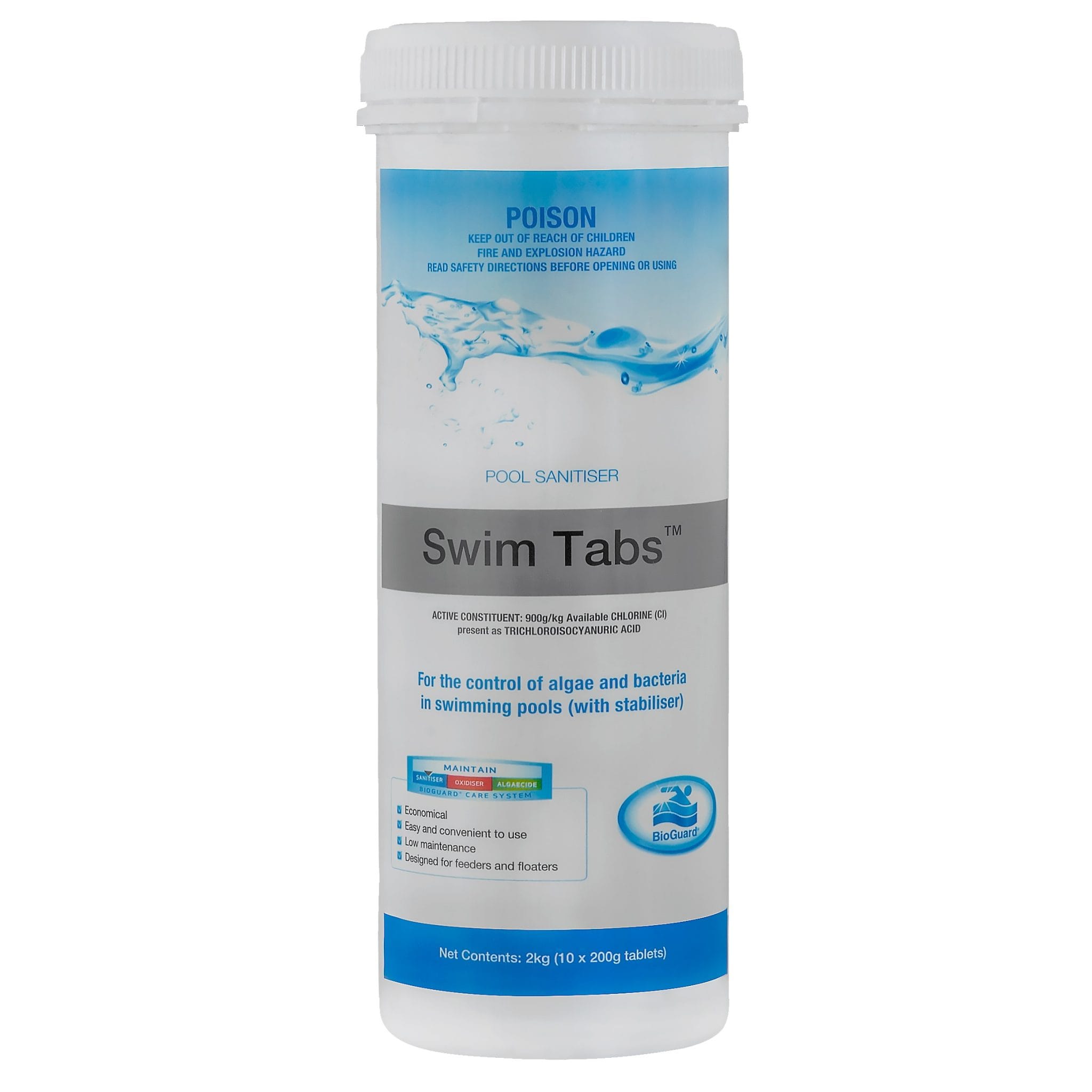 Swim Tabs 2kg - Everclear Pools SA