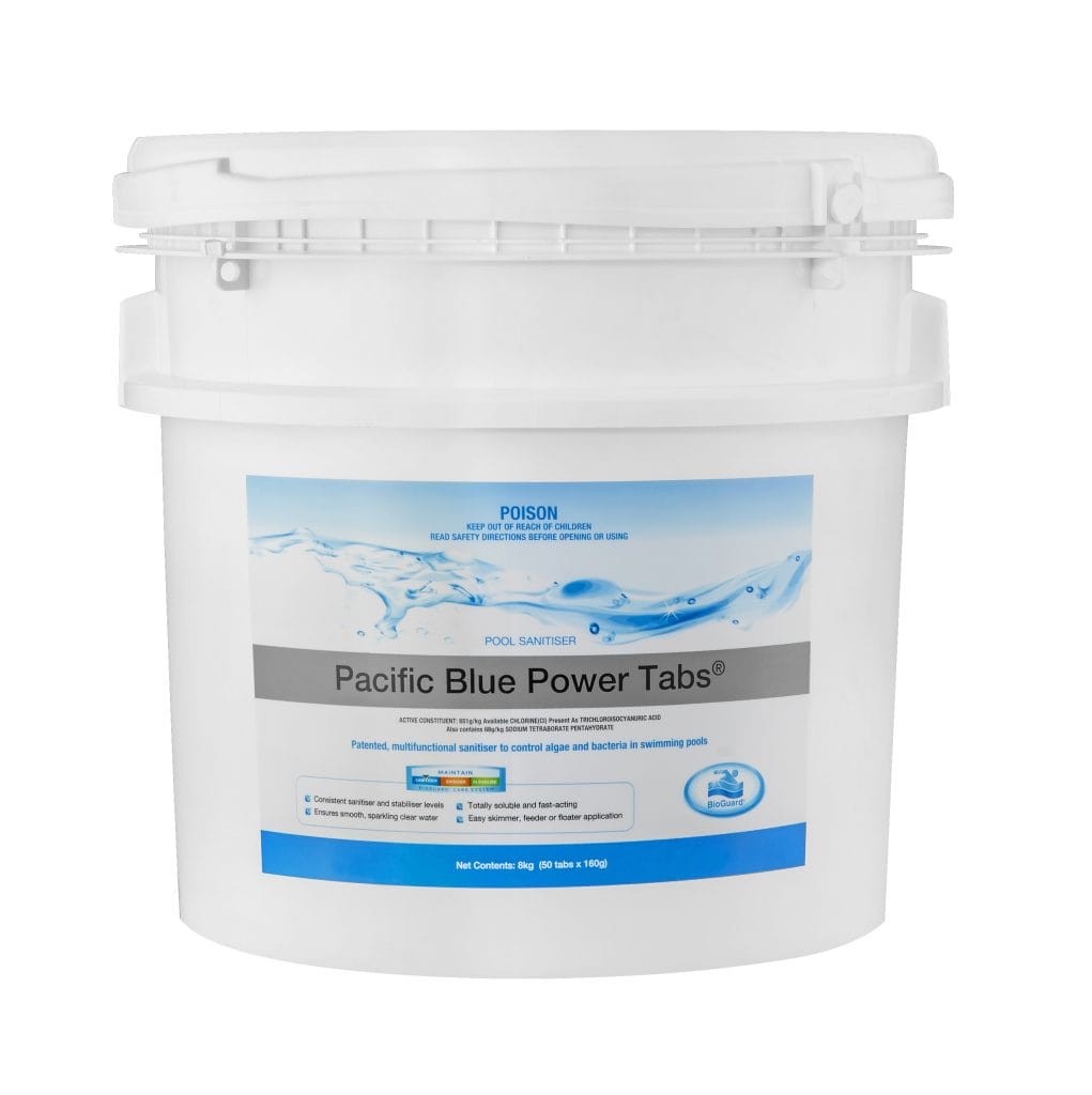Pacific Blue Power Tabs 8kg - Everclear Pools SA