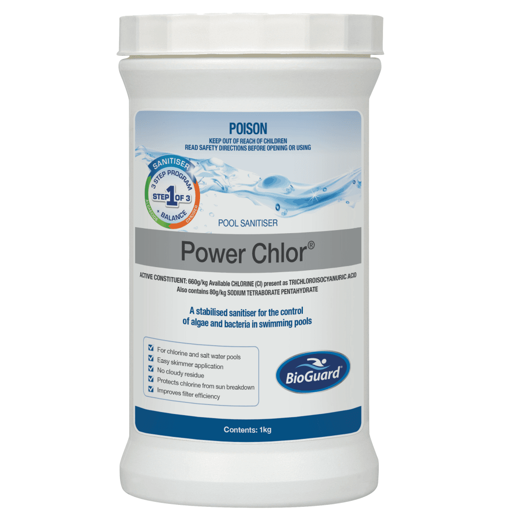 Power Chlor 1kg - Everclear Pools SA